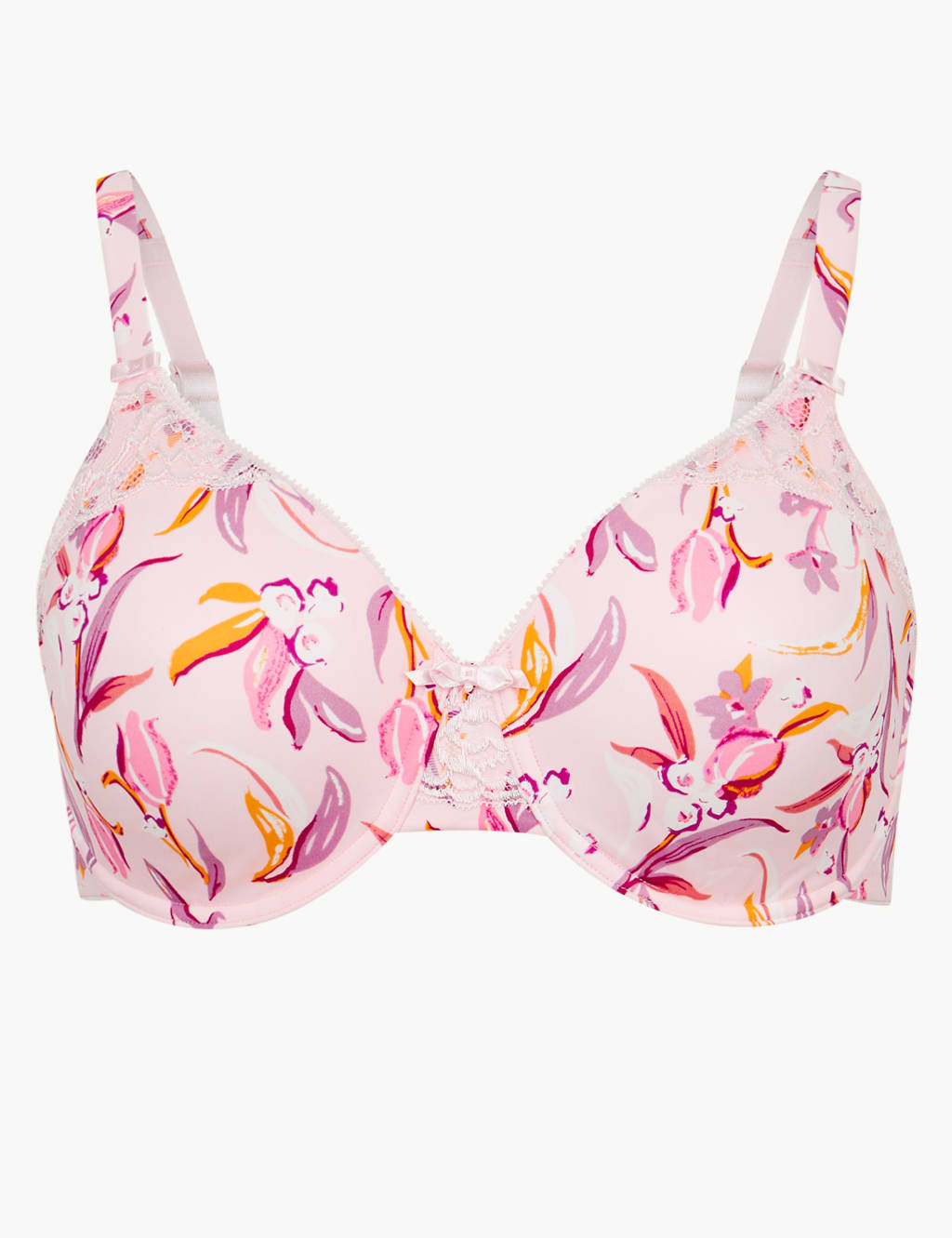 Smoothing Non-Padded Minimiser Full Cup Bra C-G | M&S Collection | M&S IE