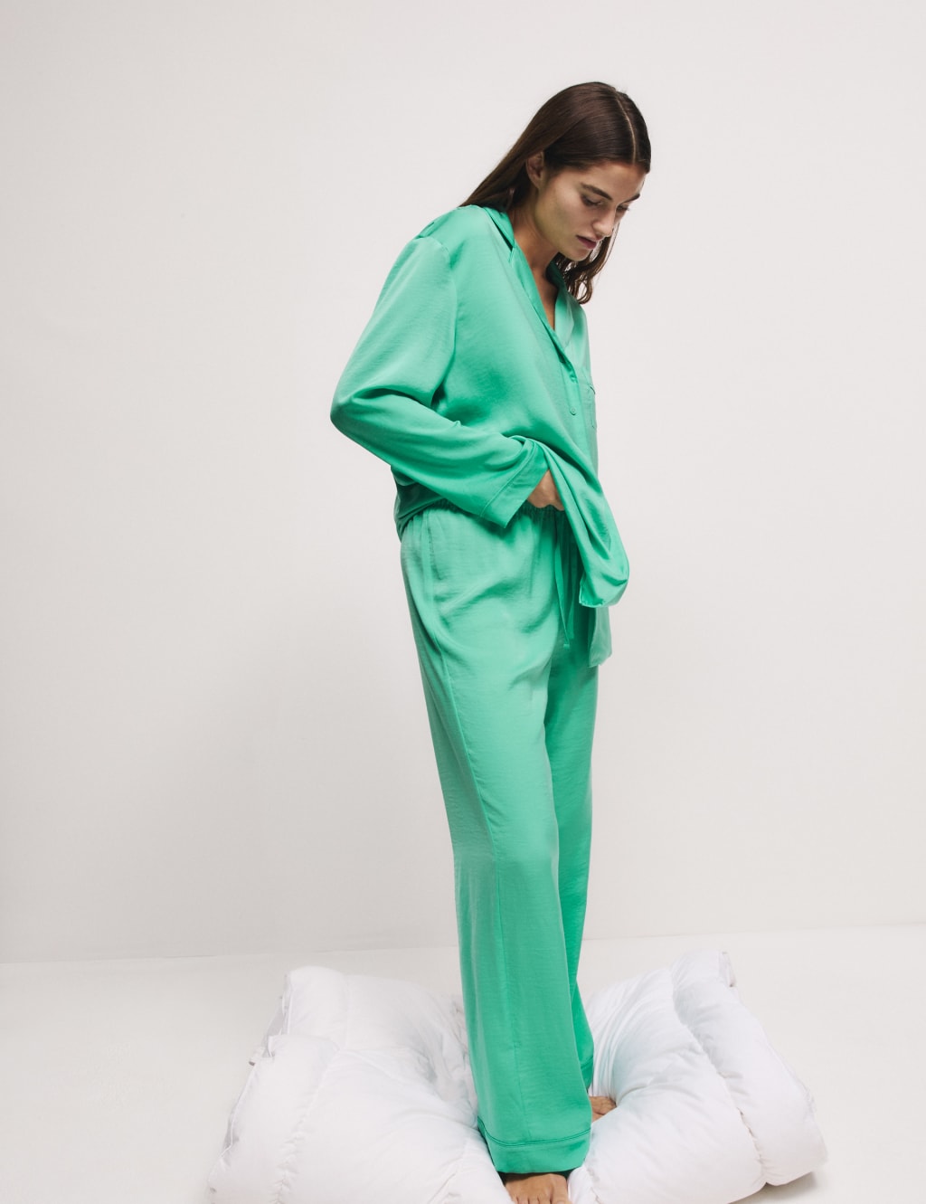 Dream Satin™ Pyjama Set | M&S Collection | M&S