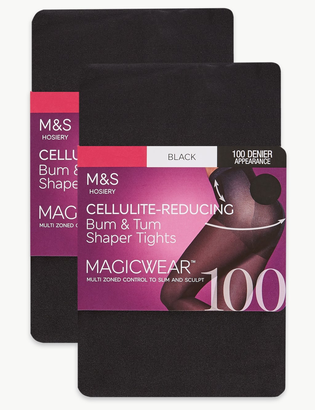 2 Pair Pack 100 Denier Magicwear™ Shaping Tights | M&S Collection | M&S IE