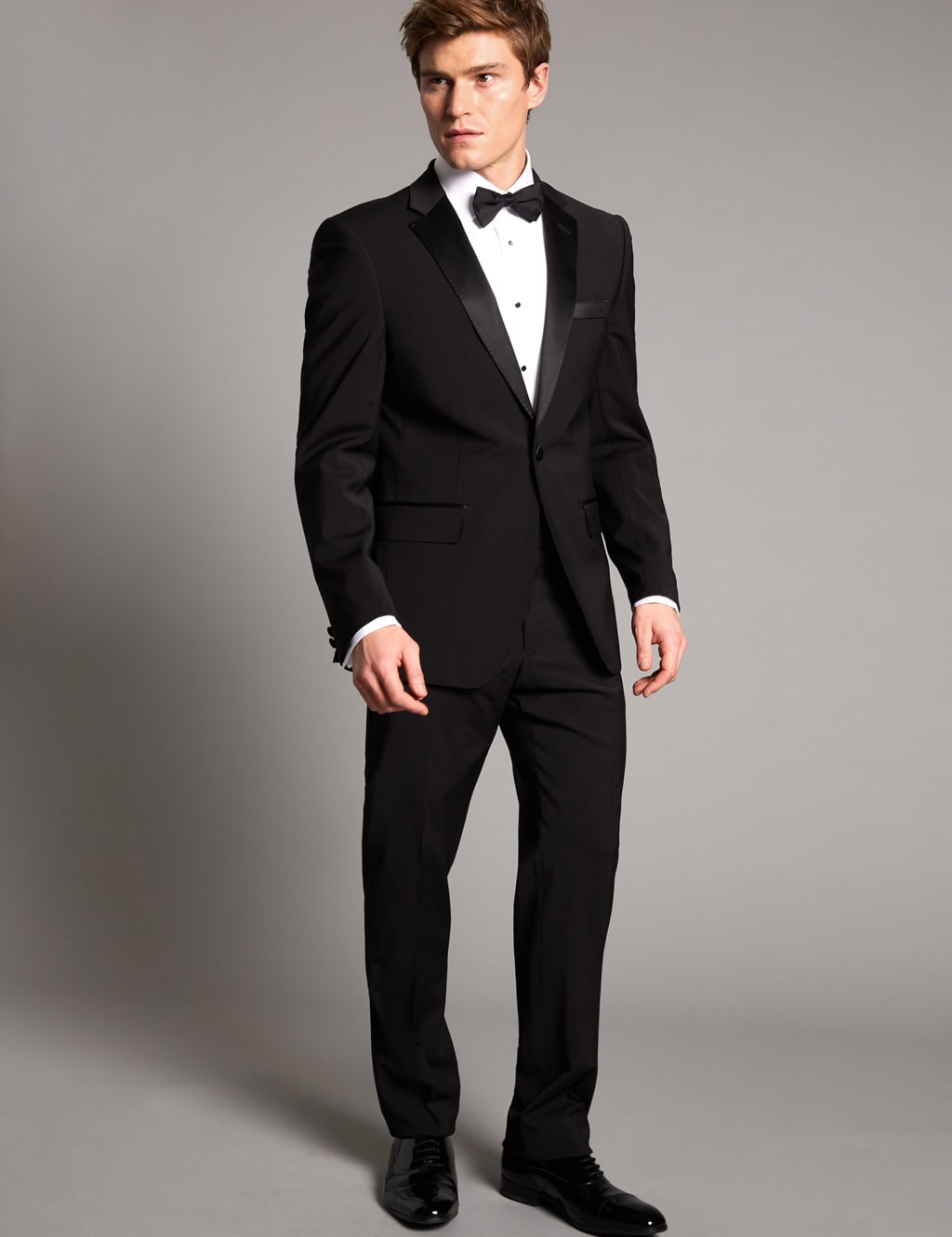 Black Tailored Fit Wool Rich Jacket | Autograph | M&S