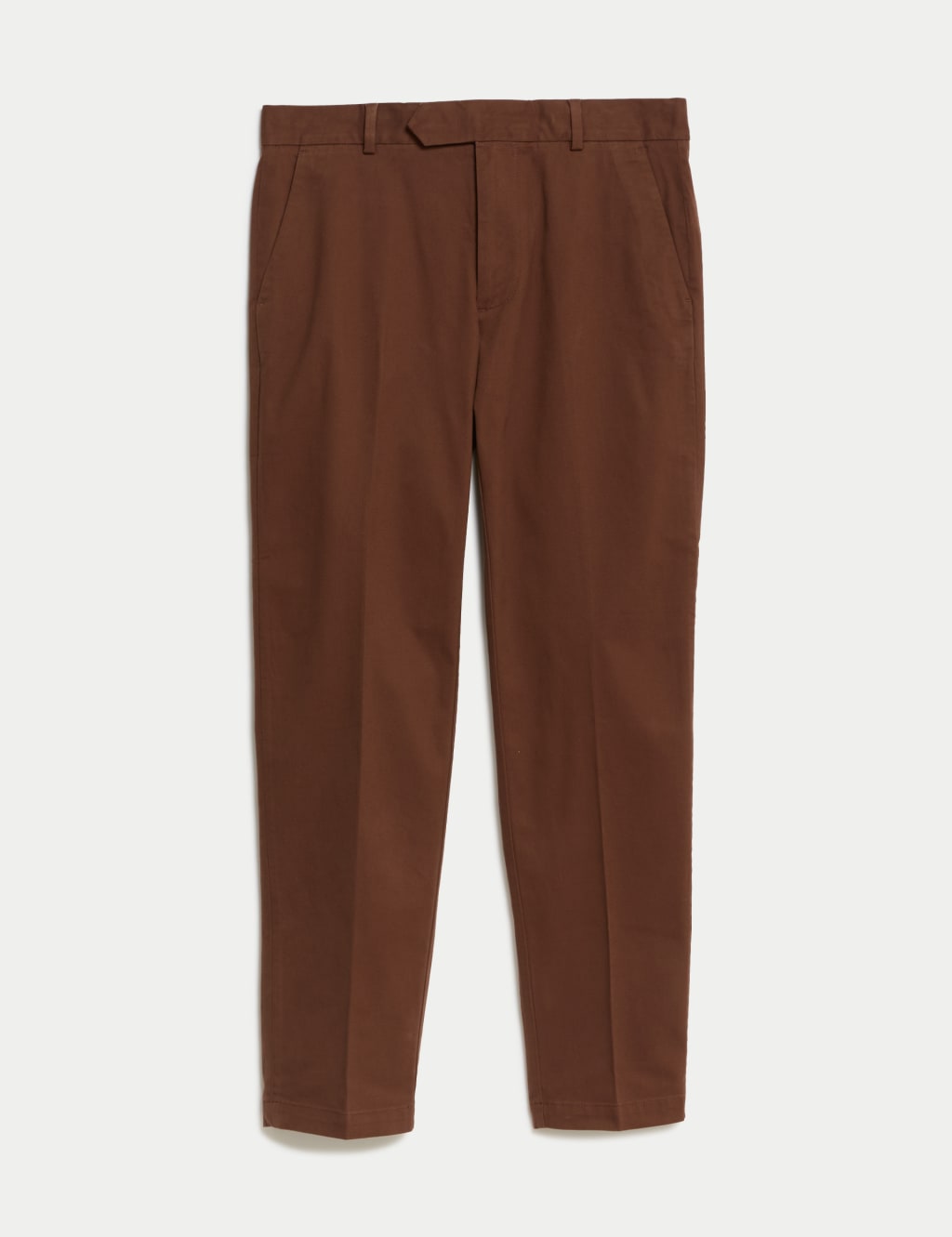 Tapered Fit Italian Flat Front Chinos | JAEGER | M&S