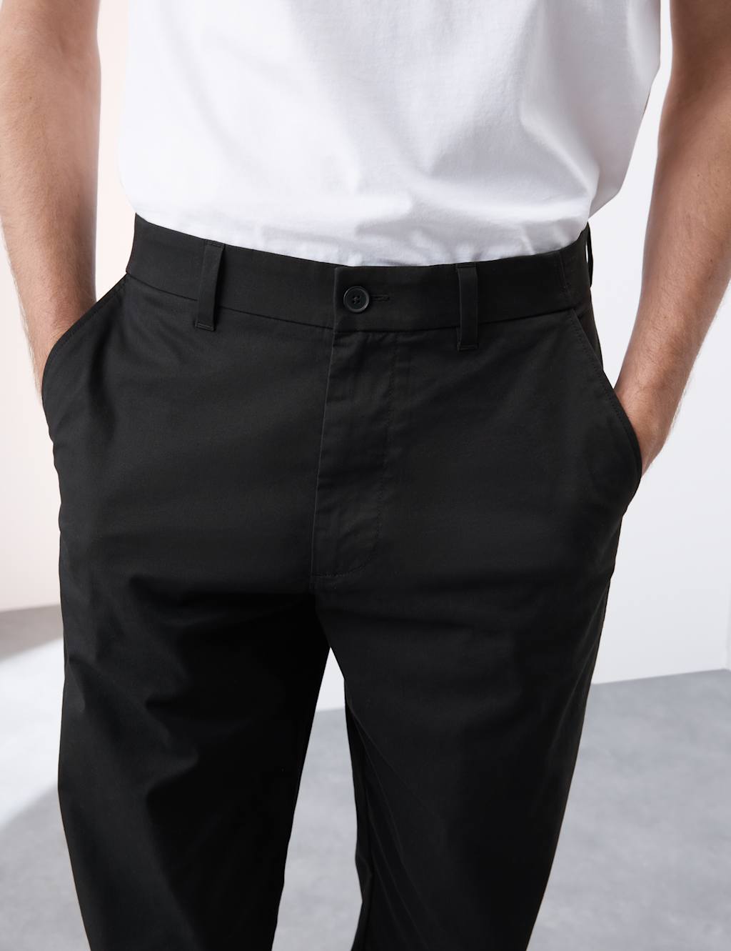 Super Lightweight Loose Fit Elasticated Waist Trousers | Autograph | M&S