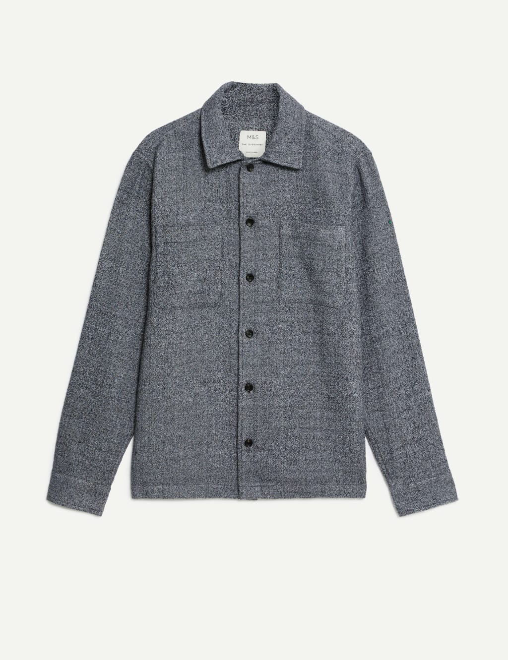 Pure Cotton Textured Overshirt | M&S Collection | M&S