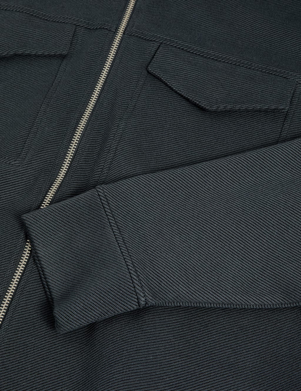 Cotton Rich Twill Textured Overshirt | Autograph | M&S
