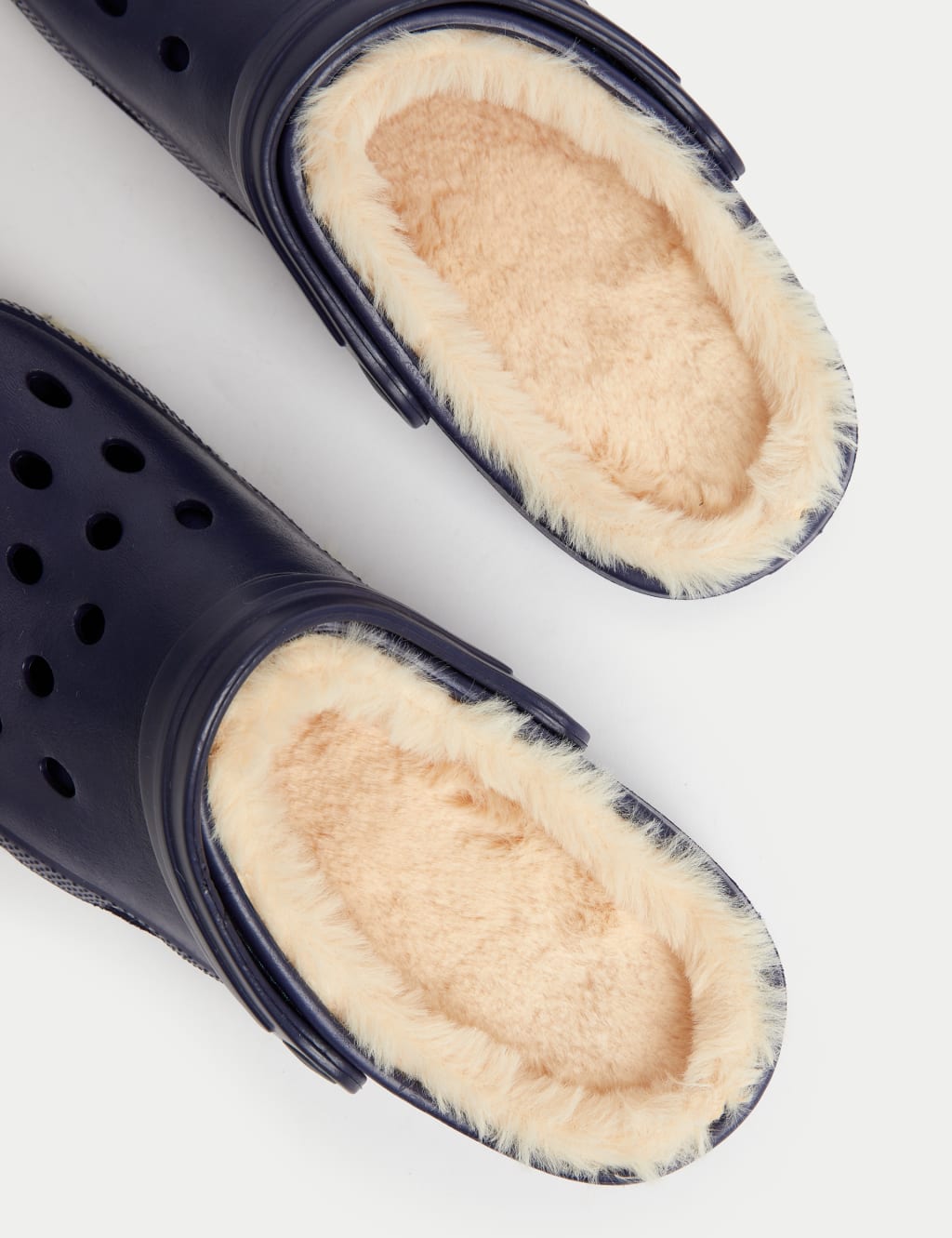 Kids Faux Fur Lined Clogs 1 Large 7 Large M S Collection M S