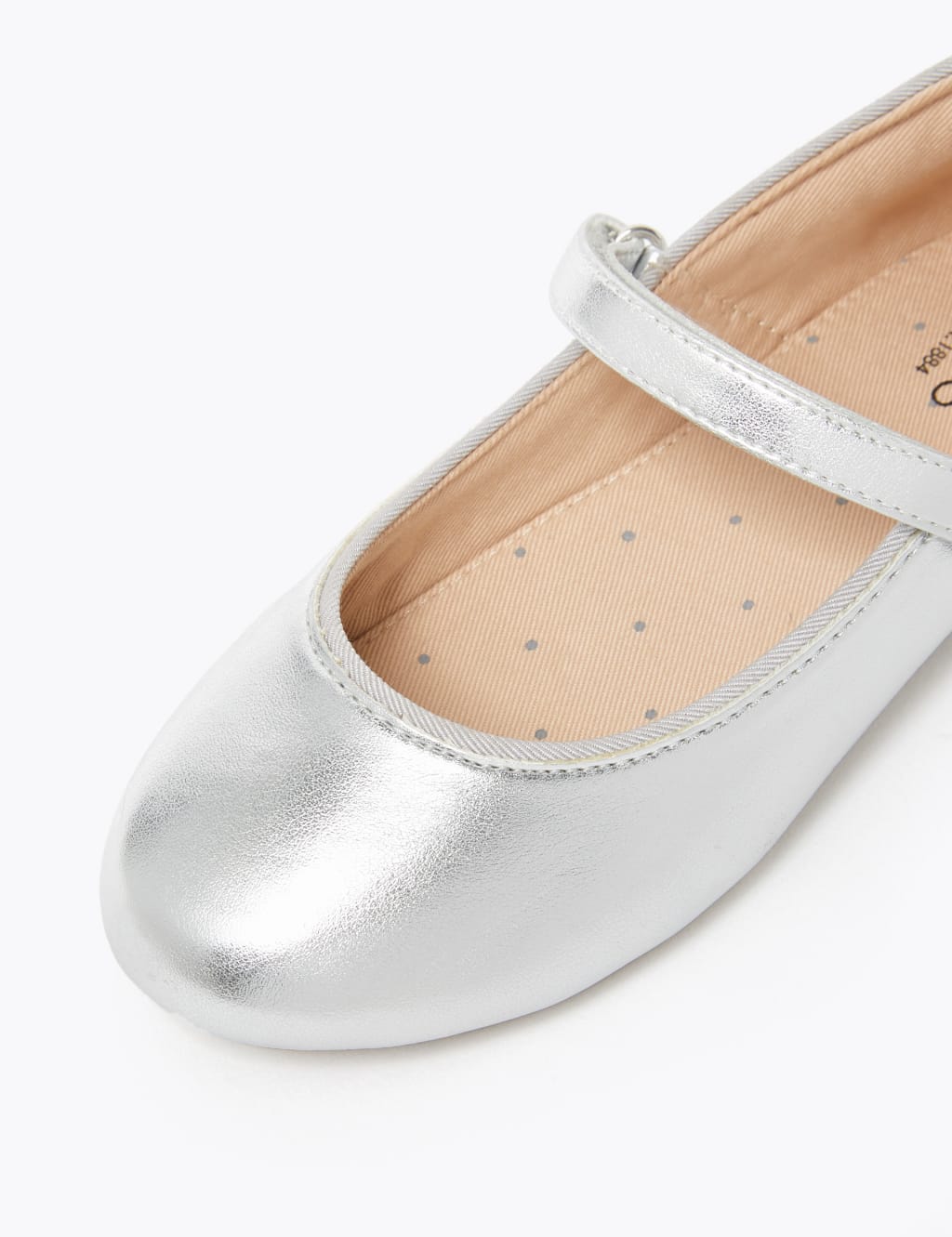 Kids' Metallic Riptape Ballet Pumps (5 Small - 12 Small) | M&S IE
