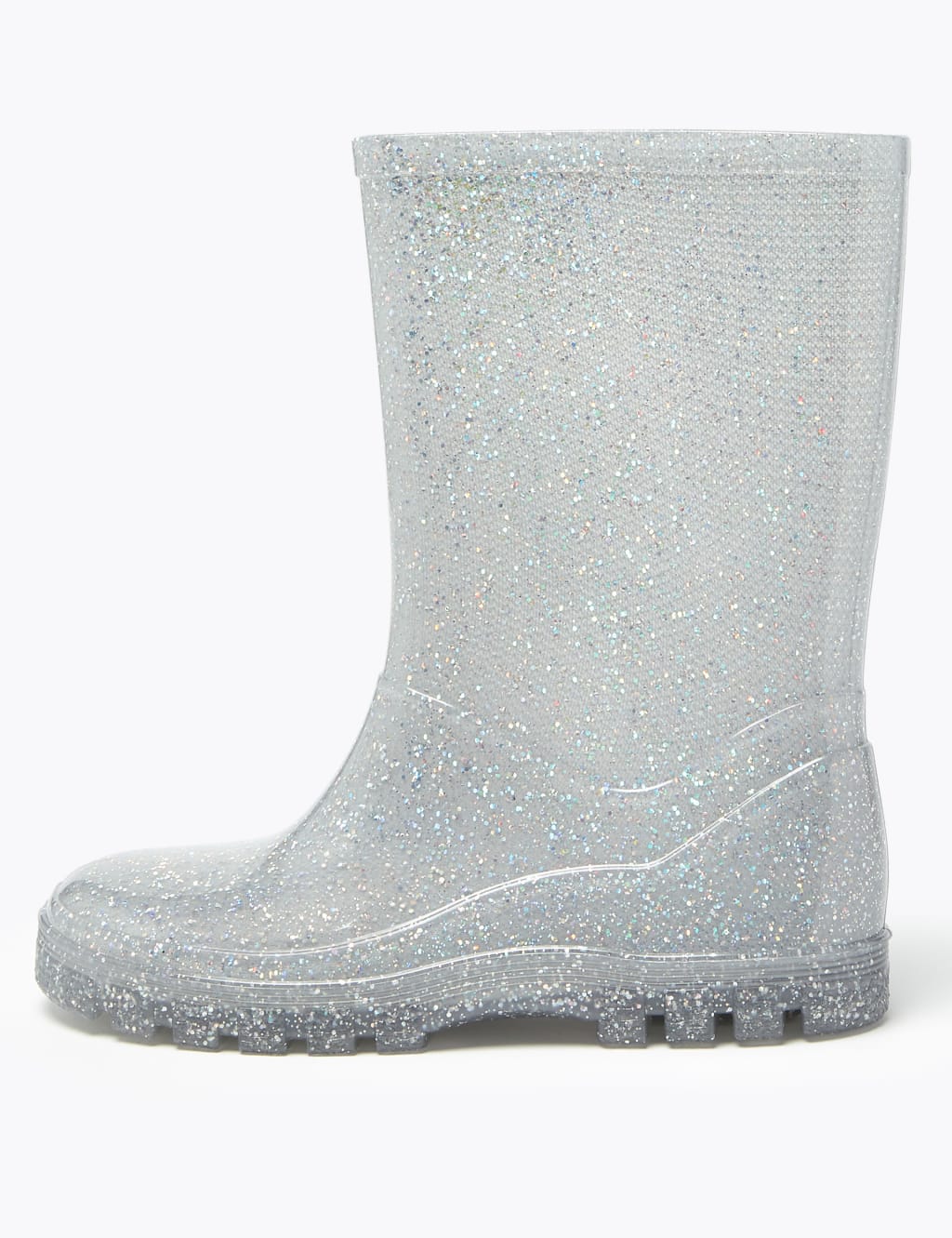 Kids' Silver Sparkle Wellies (5 Small - 12 Small) | M&S IE
