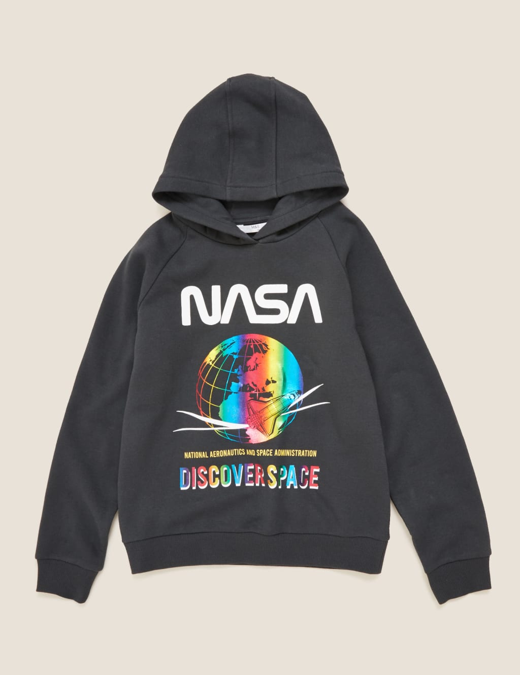 Cotton Rich NASA™ Graphic Hoodie (6-14 Yrs) | M&S Collection | M&S