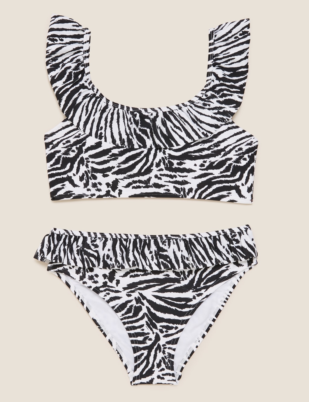 Zebra Bikini (6-14 Yrs) | M&S IE