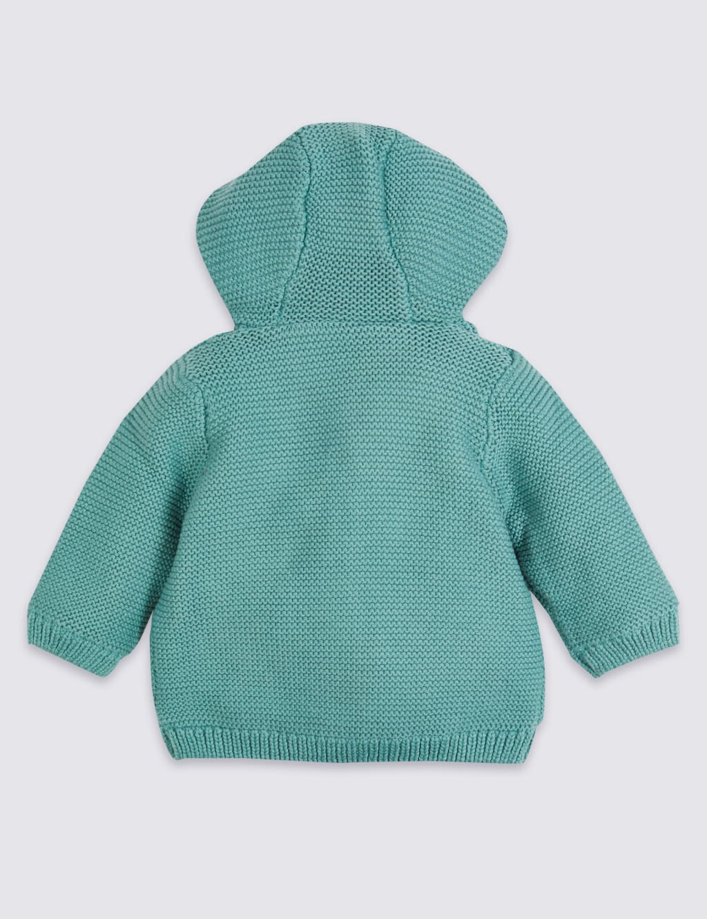 Pure Cotton Knitted Hooded Whale Cardigan | M&S