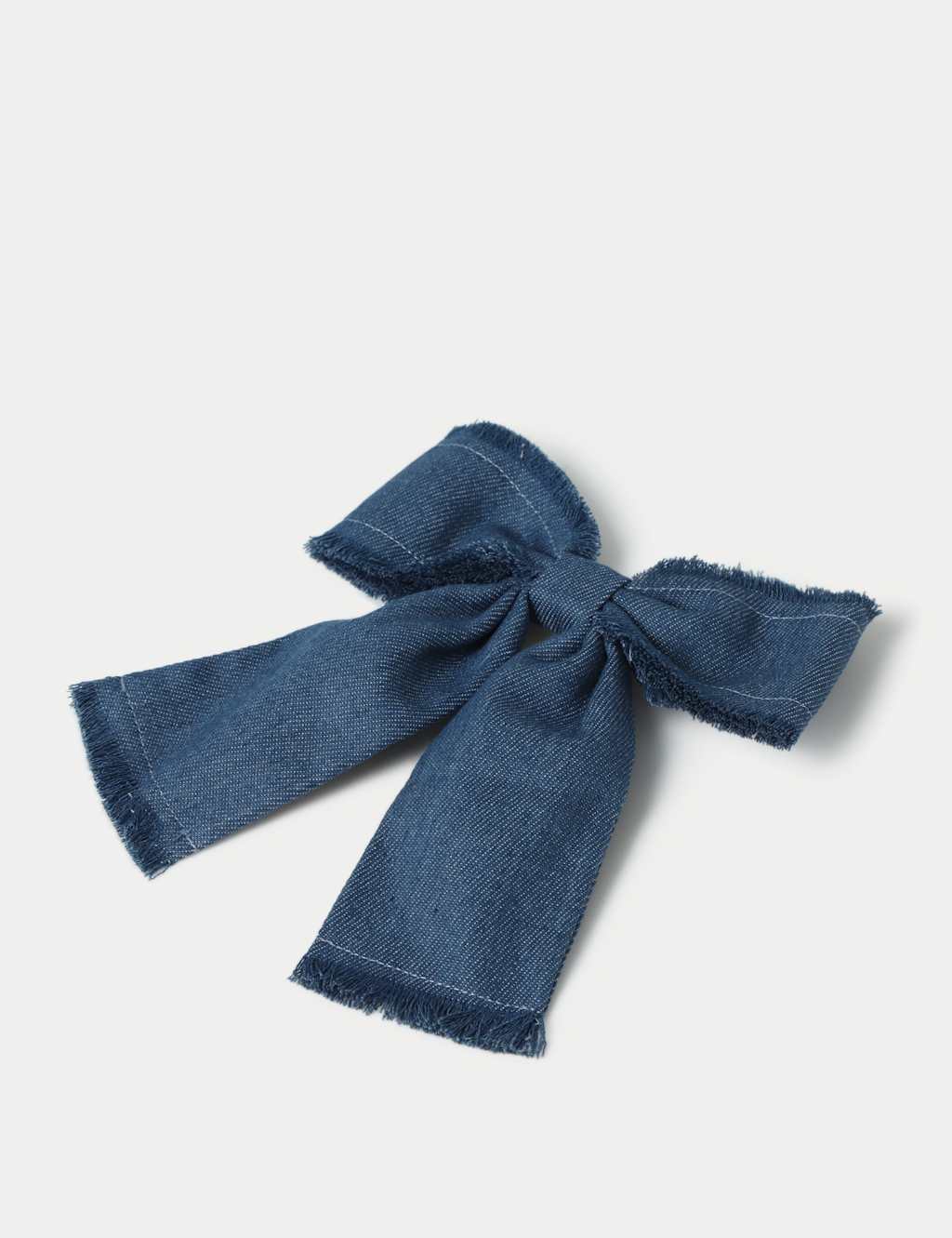 Frayed Denim Bow | M&S Collection | M&S