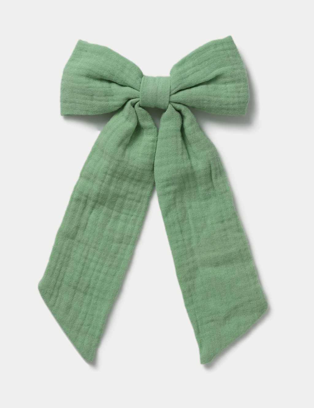 Green Double Cloth Bow | M&S Collection | M&S