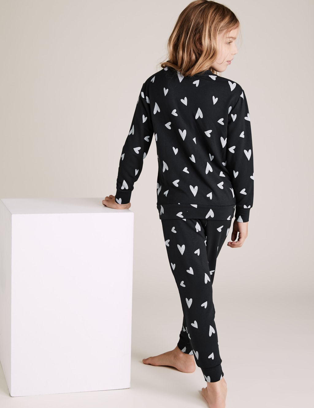Flexifit™ Heart Pyjama Set (6-16 Years) | M&S