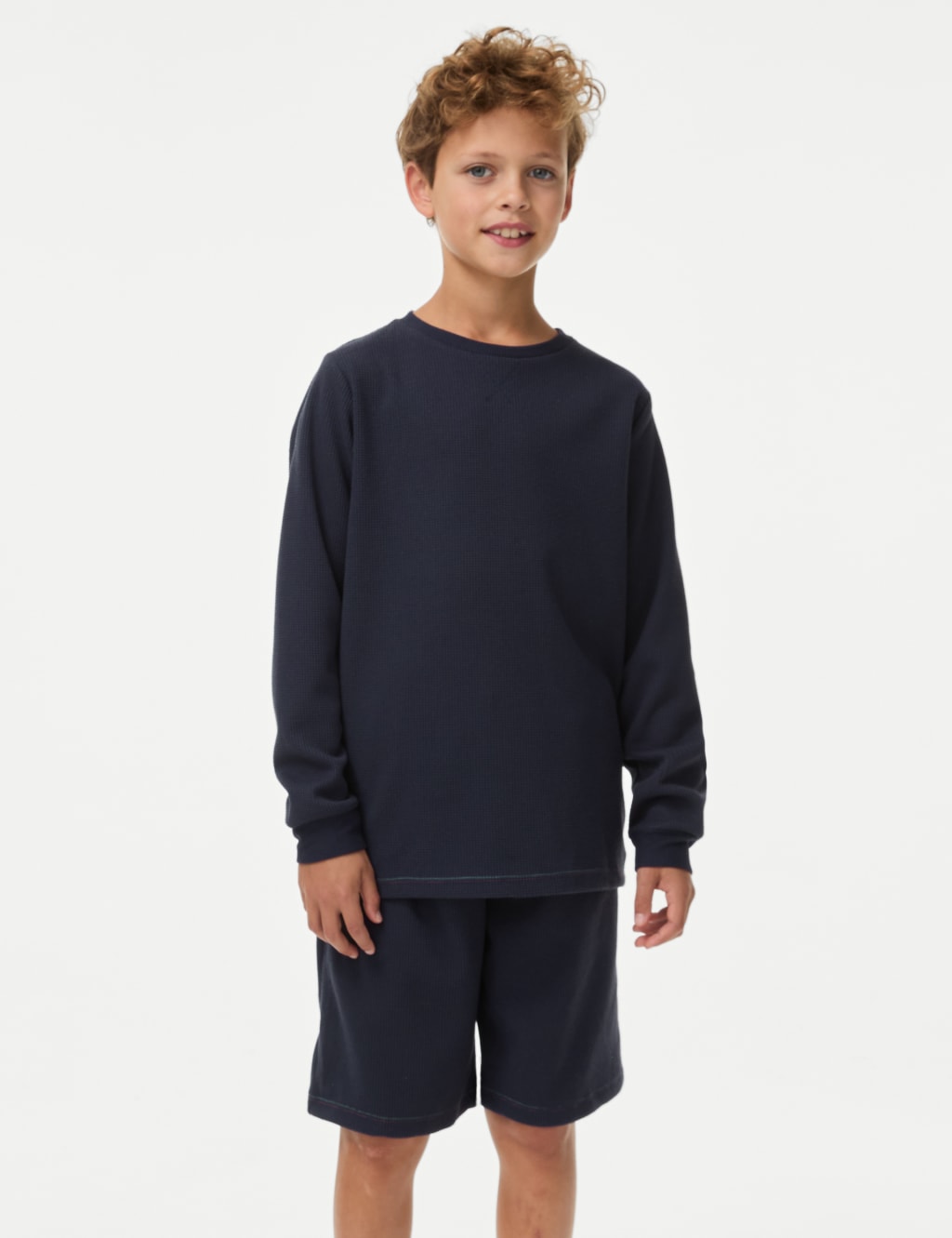 Cosy Waffle Pyjamas (6-16 Yrs) | M&S Collection | M&S
