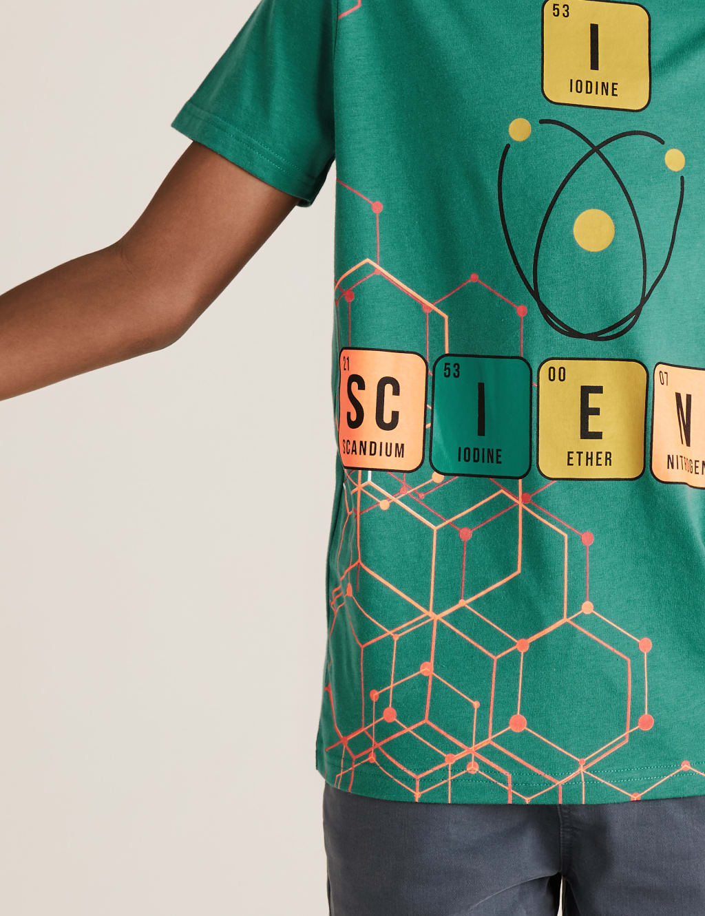 Pure Cotton Science Print T-Shirt (6-16 Yrs) | M&S