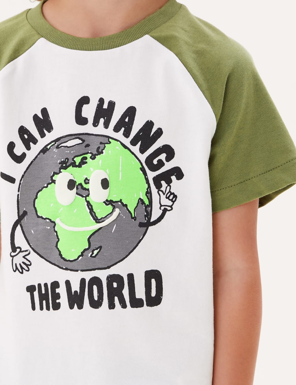 Pure Cotton Slogan T-Shirt (2-7 Yrs) | M&S