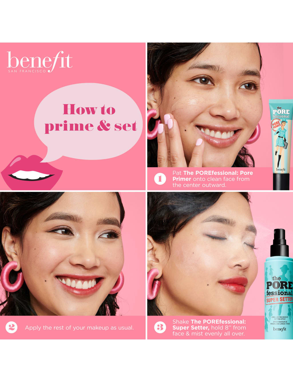 The POREfessional Super Setter Setting Spray 120ml | BENEFIT | M&S