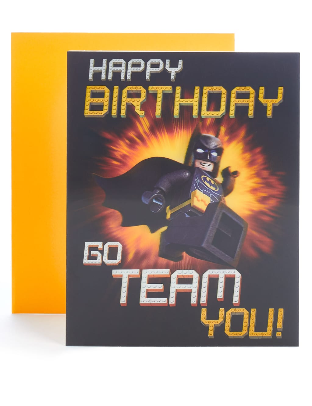 Lego Batman™ Lenticular Birthday Card | M&S
