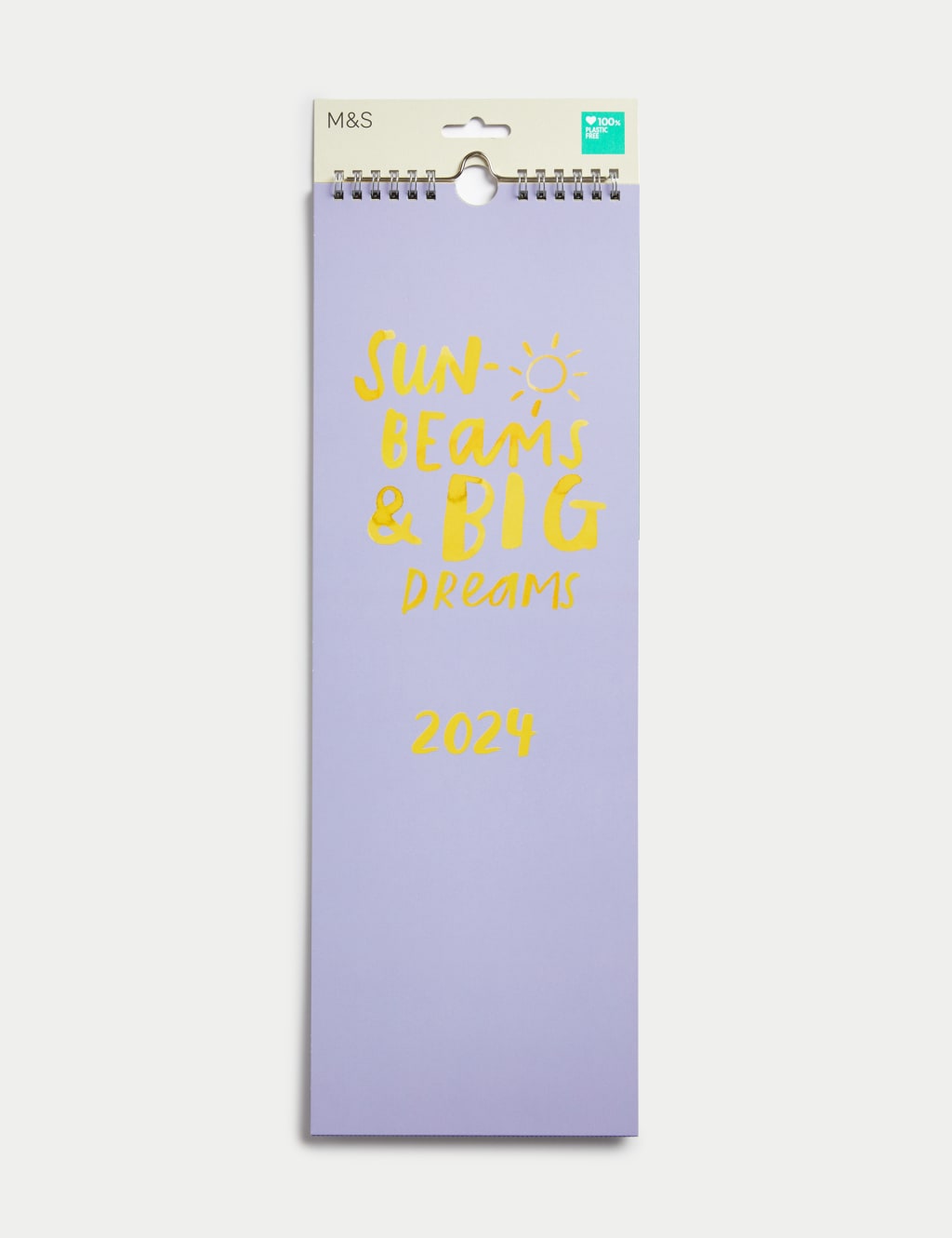2024 Slimline Calendar - Motivational Quotes Design | M&S