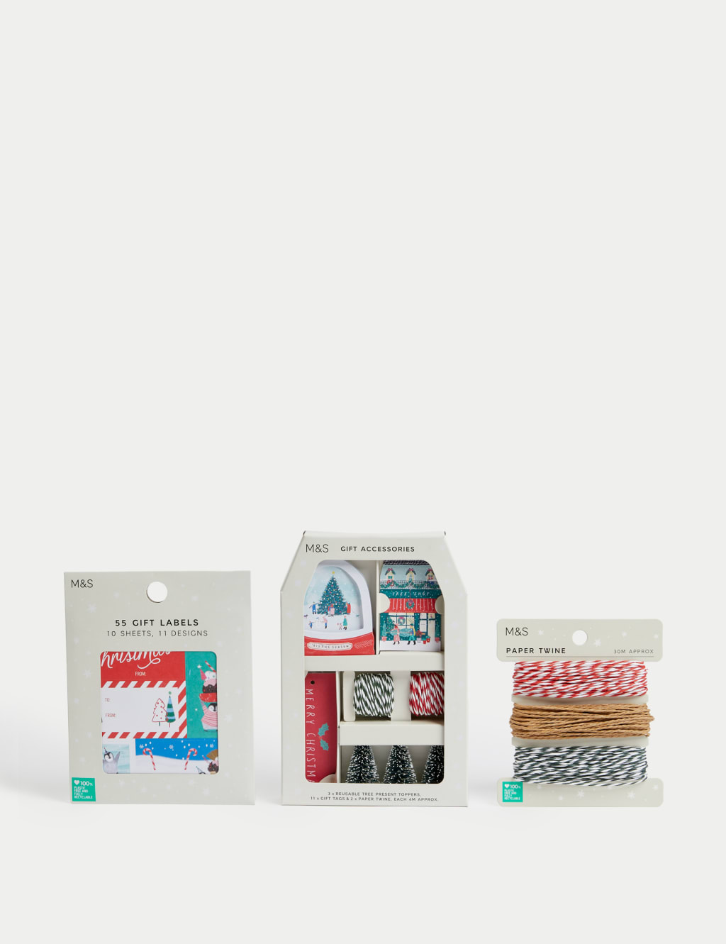 Christmas Gift Accessory Pack - Cute Festive Designs | M&S