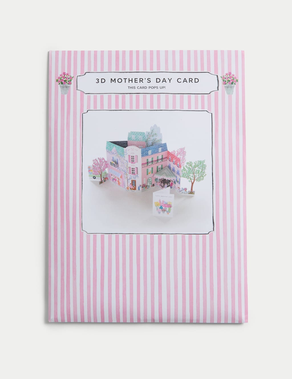 3D Pop Up Mother's Day Card - French Scene Design | M&S