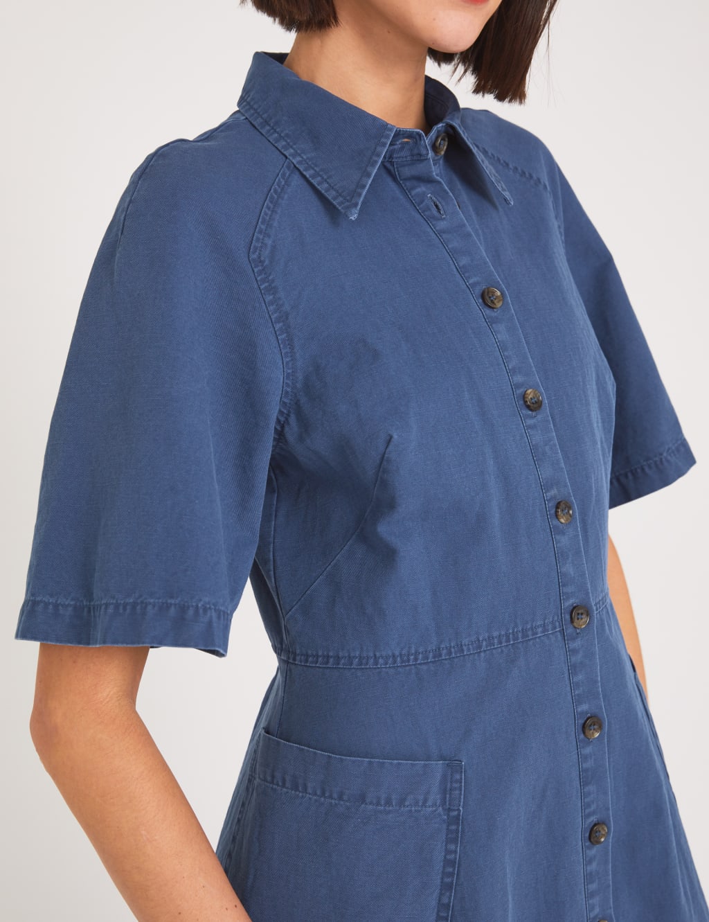 Denim Collared Midi Shirt Dress | Finery London | M&S