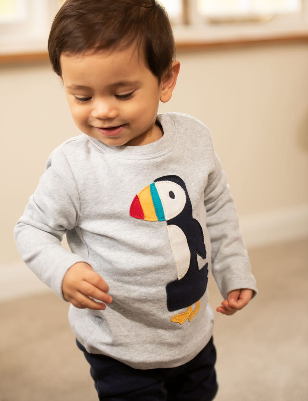 Cotton Animal Number Top (12-18 Mths) | Frugi | M&S