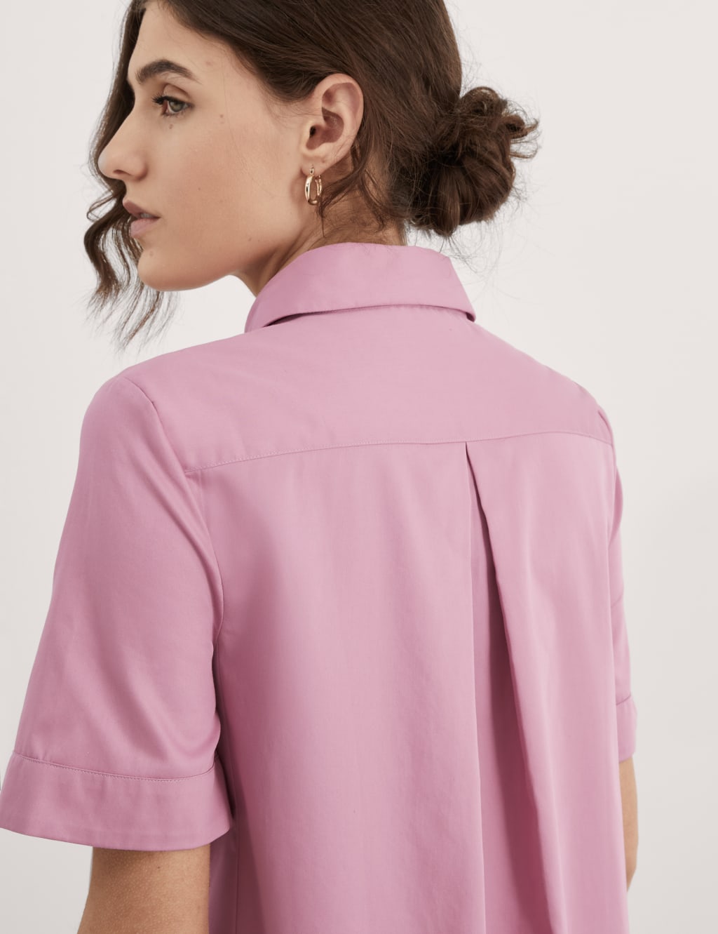 Pure Cotton Mini Utility Shift Dress | JAEGER | M&S