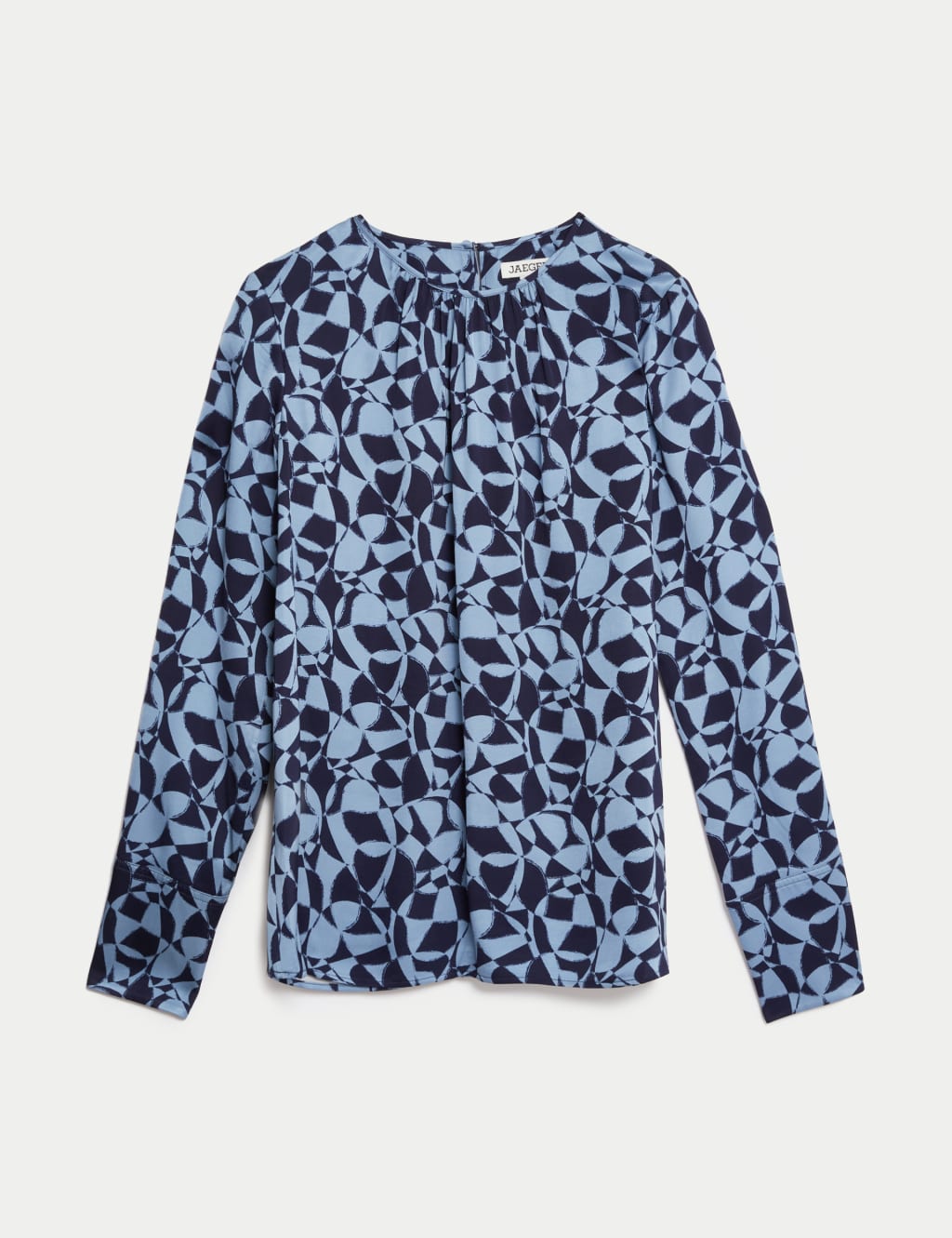 Printed Crew Neck Top | JAEGER | M&S