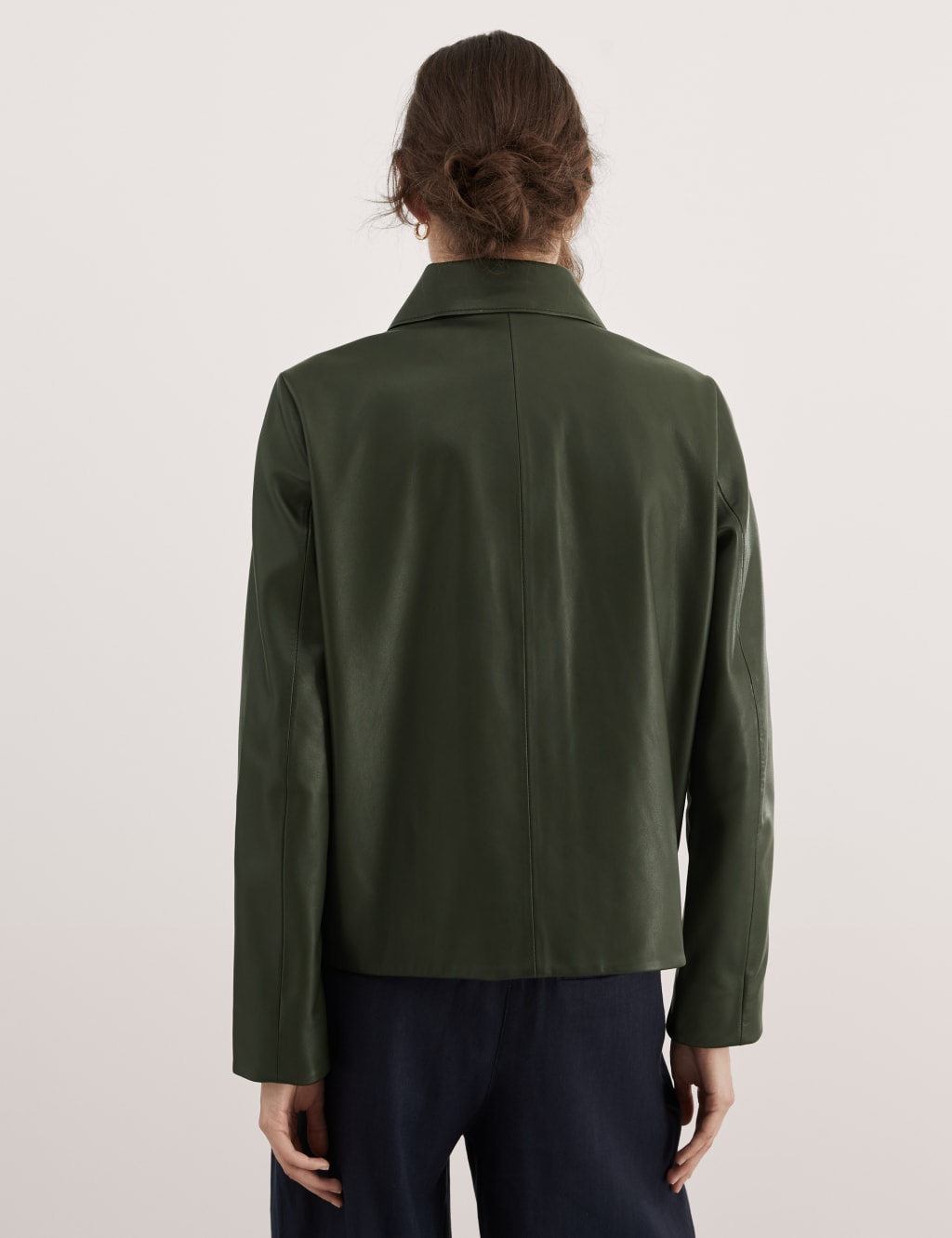 Leather Jacket | JAEGER | M&S