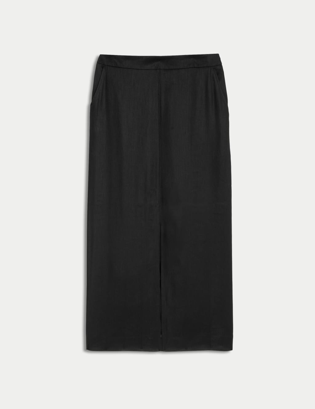 Linen Blend Midi Column Skirt Jaeger Mands