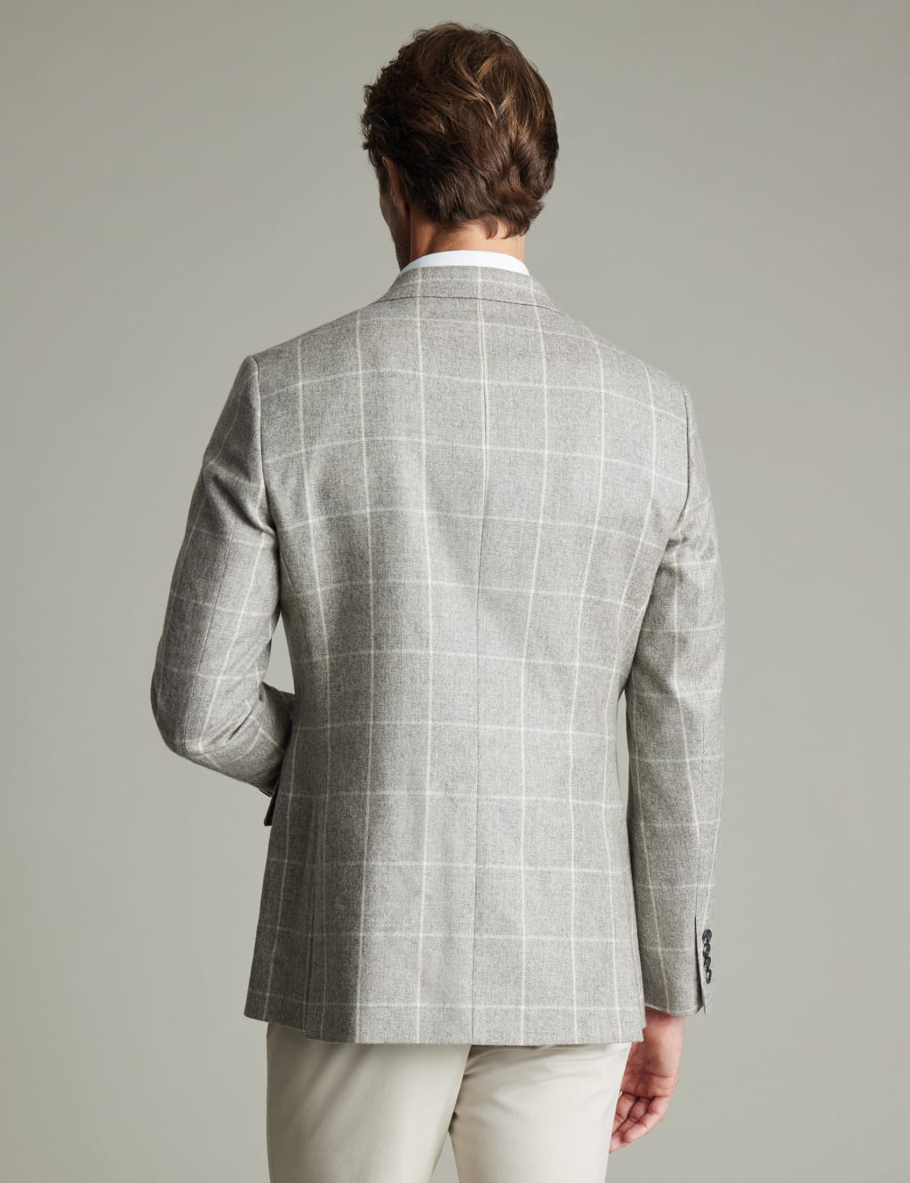 Slim Fit Pure Wool Check Suit Jacket | Charles Tyrwhitt | M&S