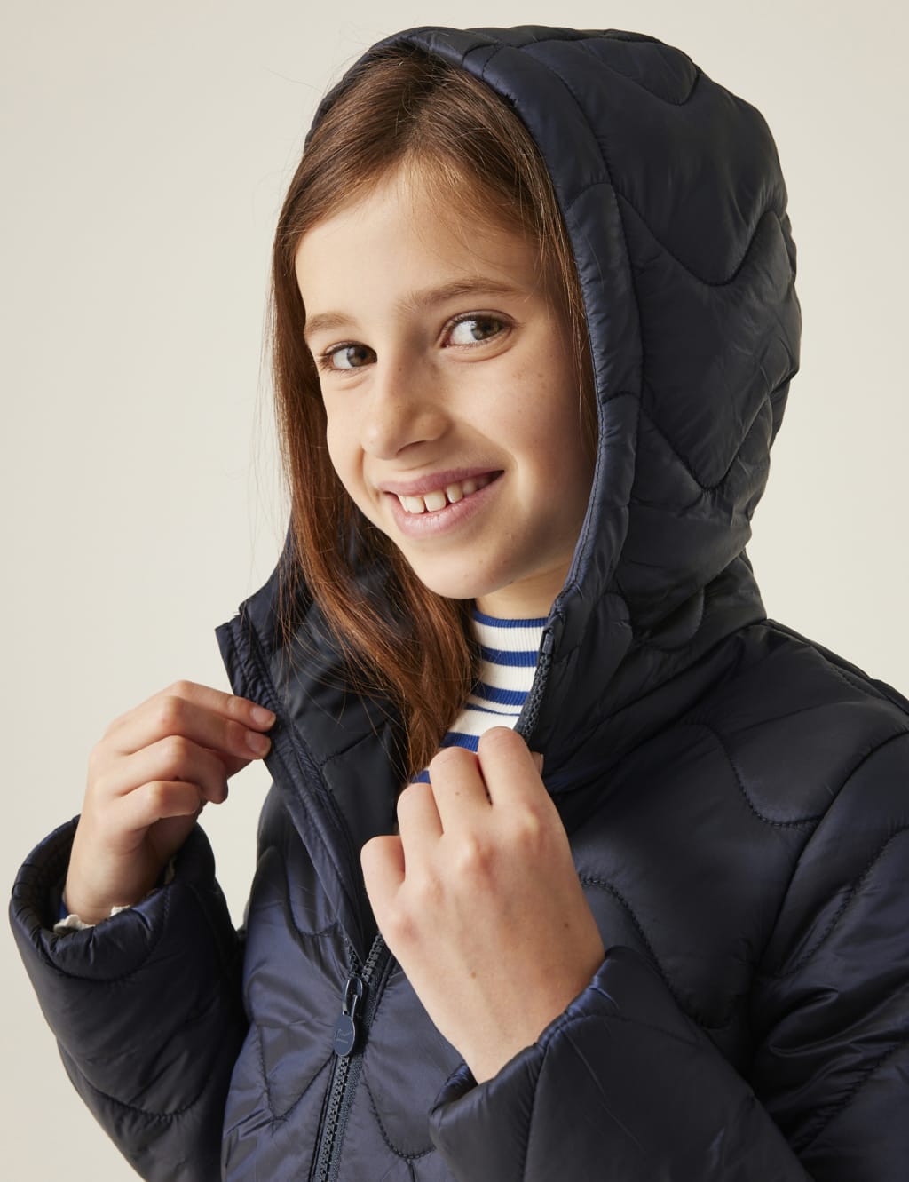 Cambrie Hooded Padded Coat (3-14 Yrs) | Regatta | M&S