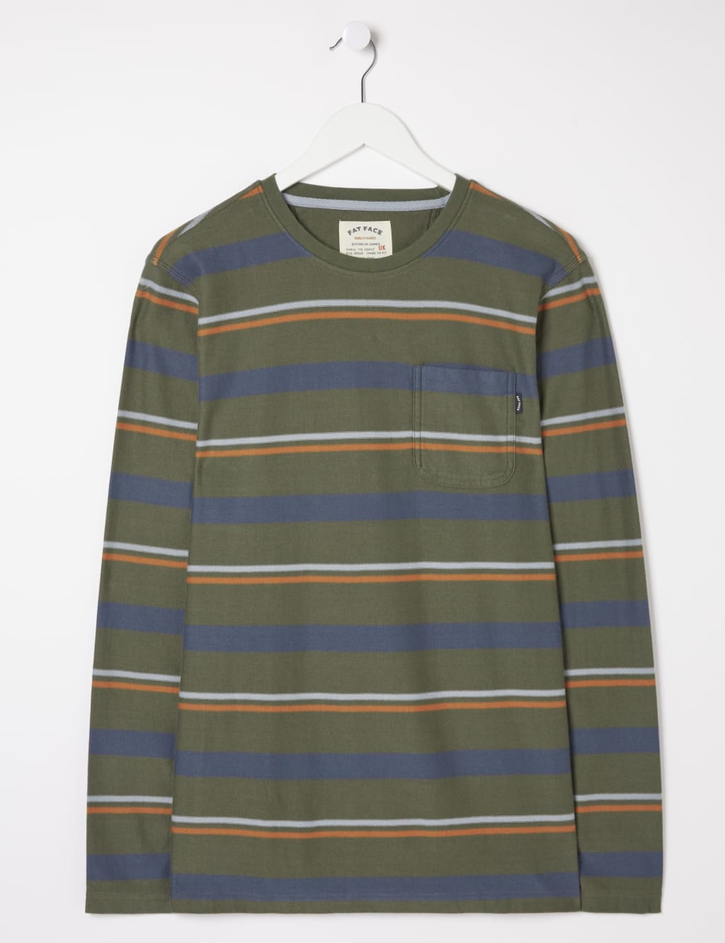 Pure Cotton Striped Long Sleeve T-Shirt | FatFace | M&S