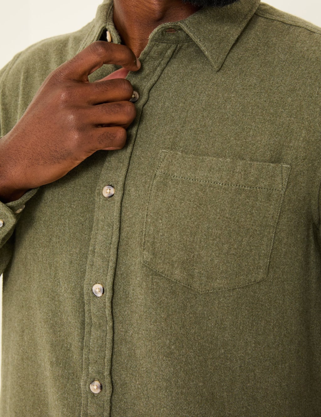 Brushed Cotton Overshirt | FatFace | M&S