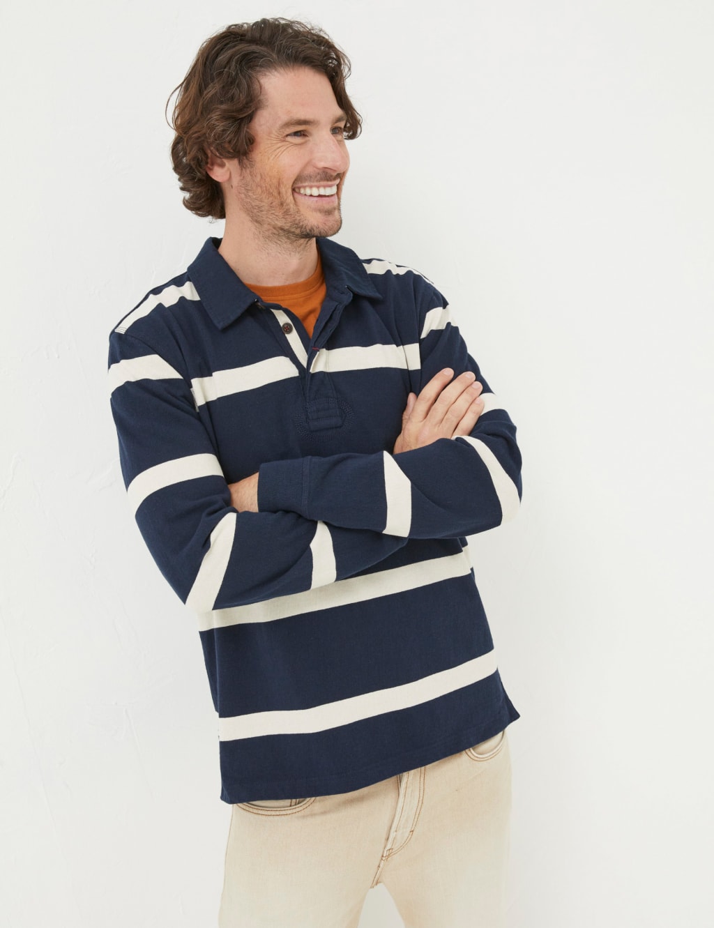 Pure Cotton Striped Rugby Shirt | FatFace | M&S