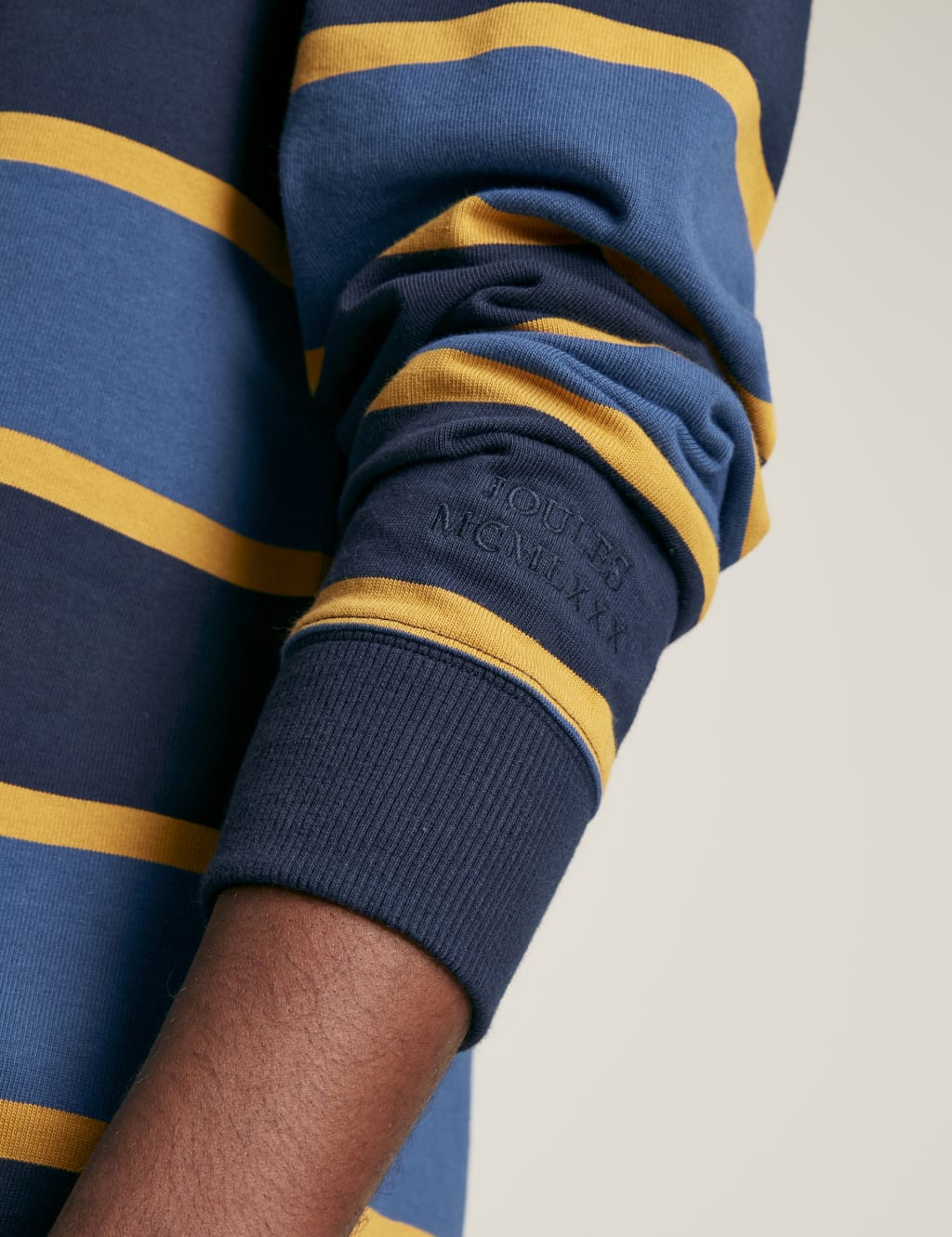 Pure Cotton Striped Long Sleeve Rugby Shirt | Joules | M&S