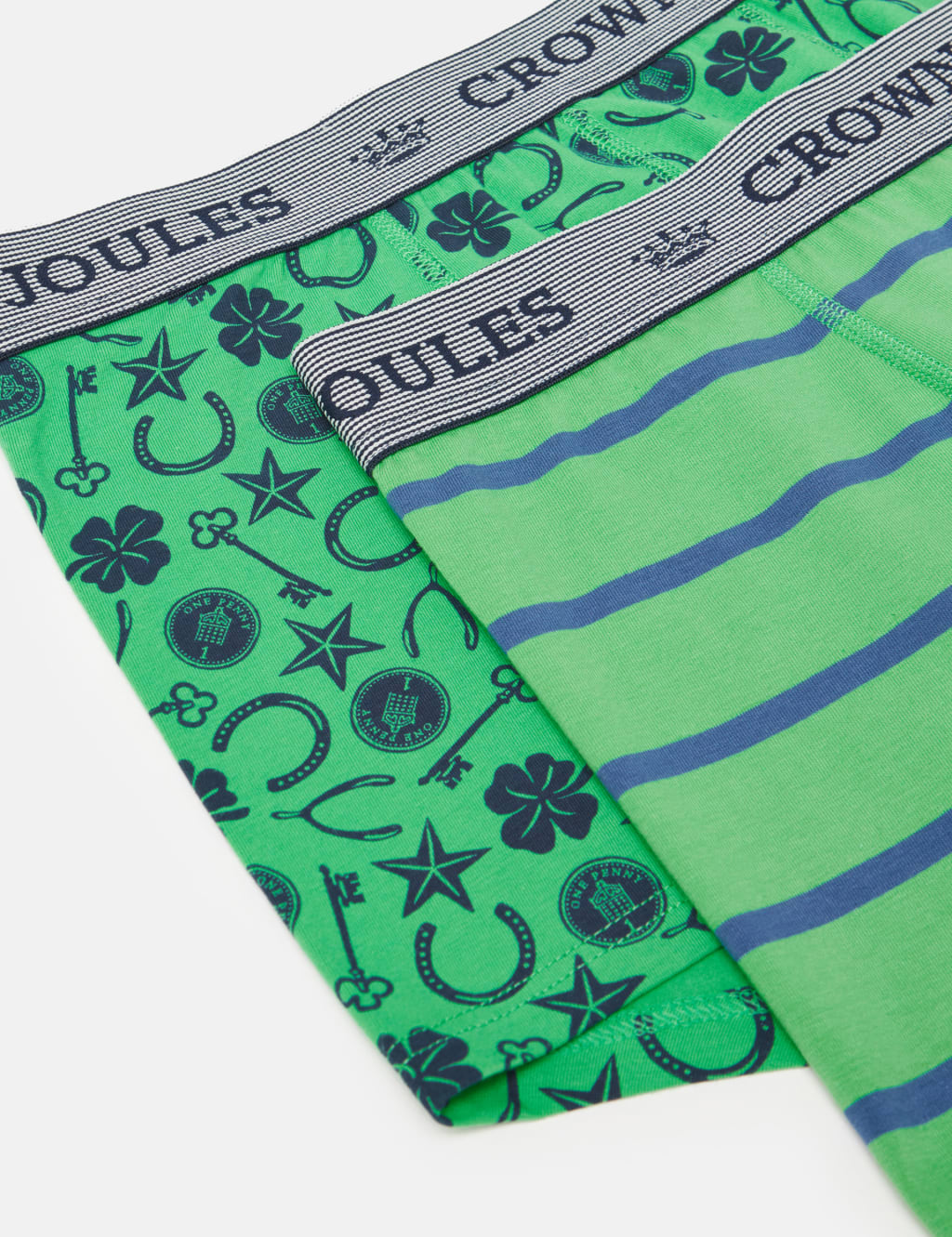 2pk Pure Cotton Assorted Pattern Boxers | Joules | M&S