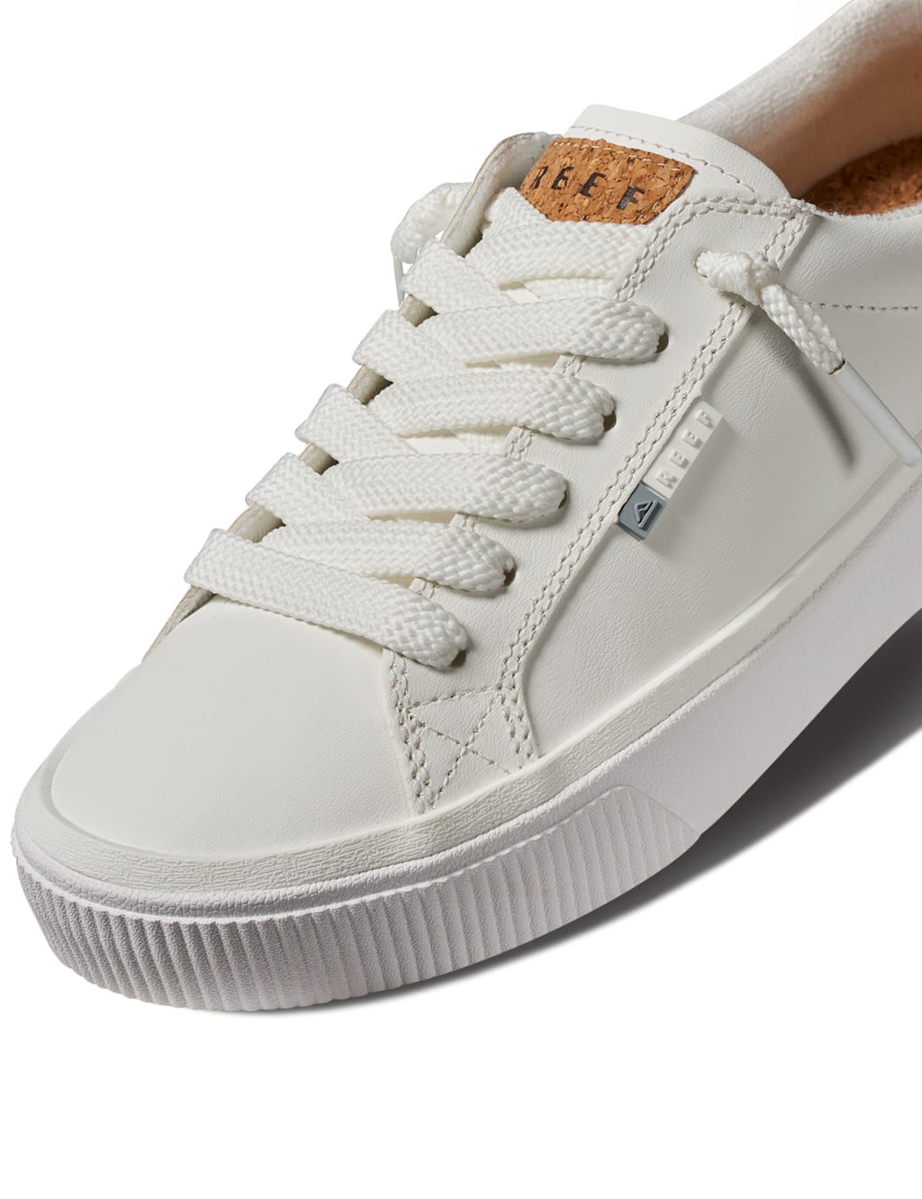 Lay Day Dawn Leather Metallic Trainers | REEF | M&S