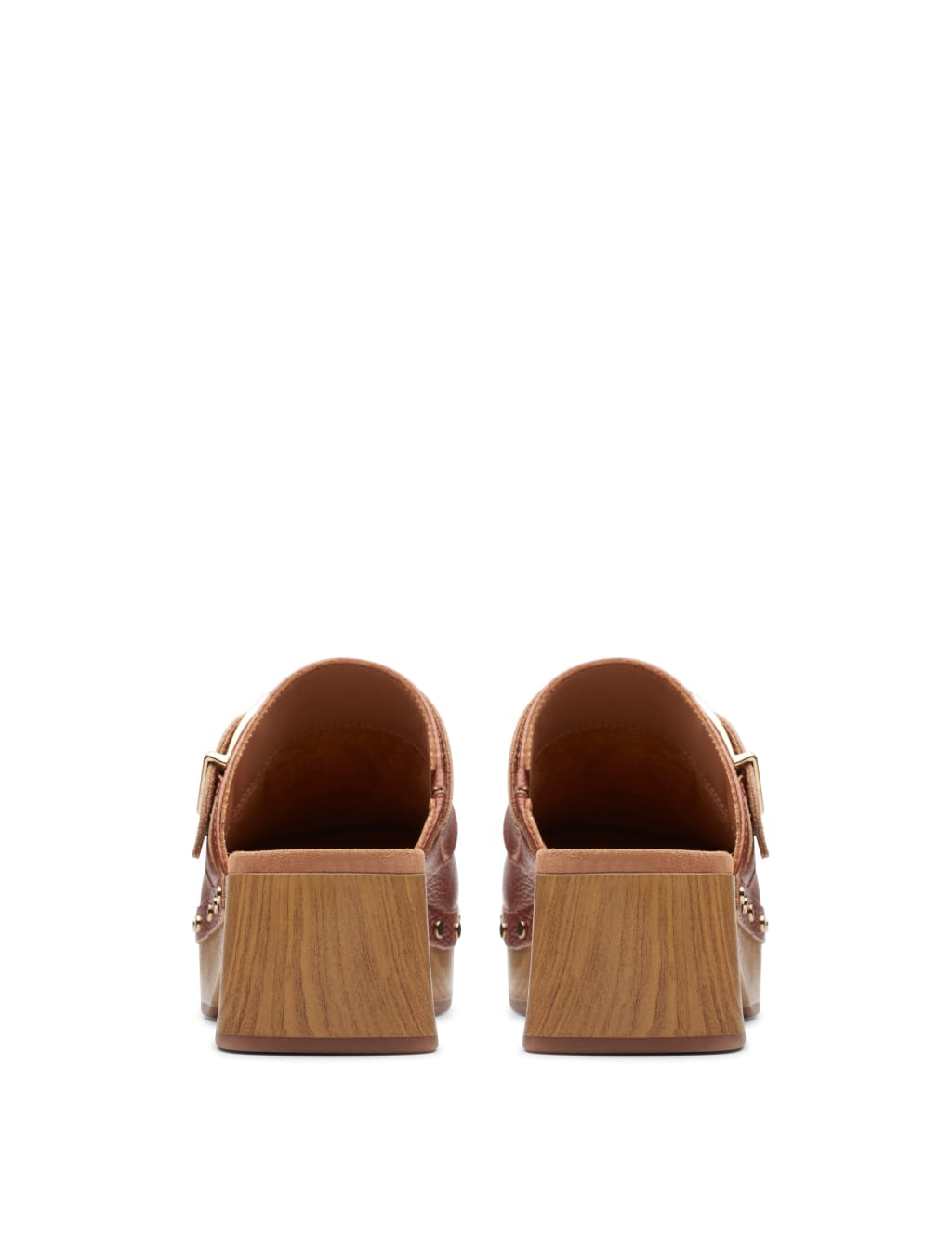 Leather Platform Clogs | Clarks | M&S