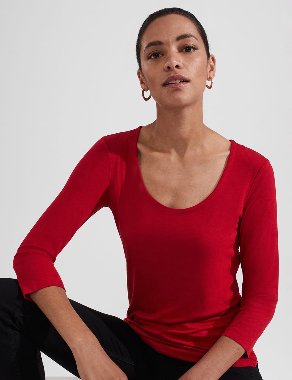 Scoop Neck Top | HOBBS | M&S