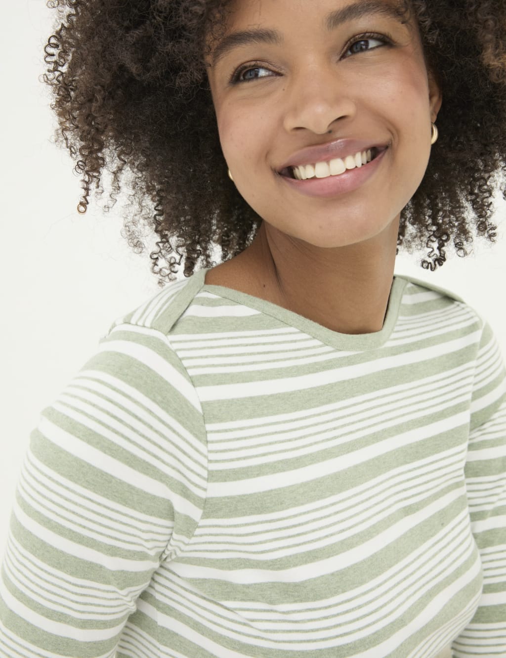 Cotton Rich Striped Top | FatFace | M&S