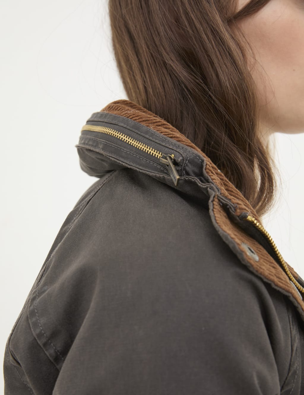 Cotton Rich Hooded Short Utility Coat | FatFace | M&S