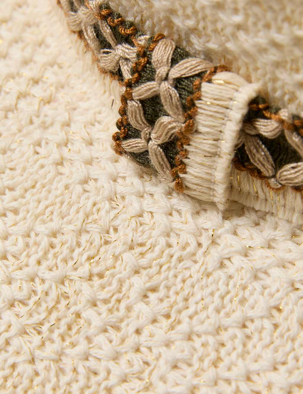 Pure Cotton Embellished Fedora Hat | FatFace | M&S