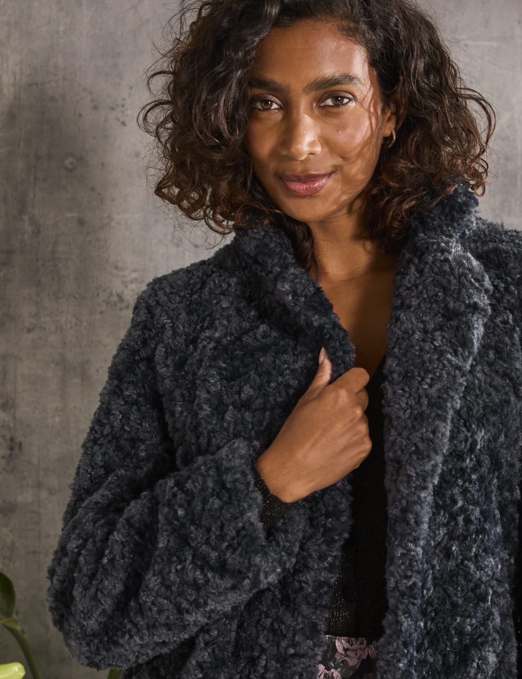 Teddy Single Breasted Short Coat | FatFace | M&S