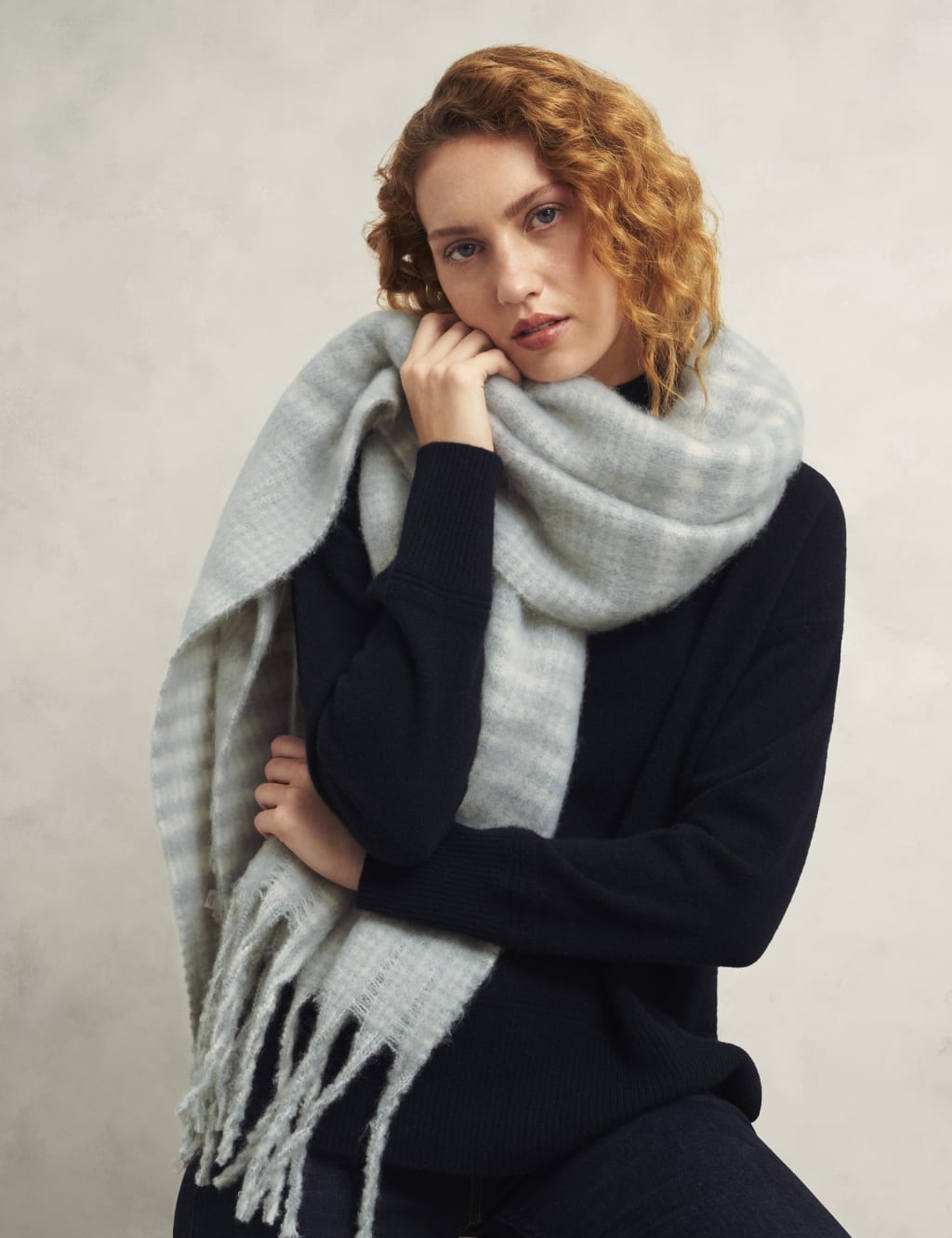 Checked Scarf | HOBBS | M&S