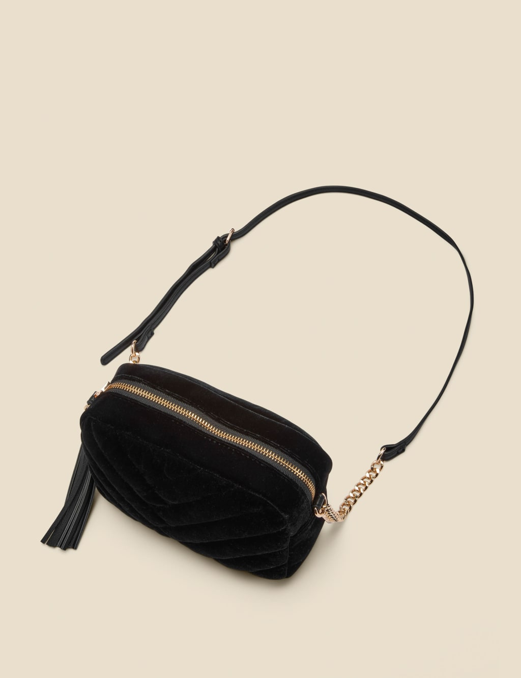Quilted Chain Strap Cross Body Bag | SOSANDAR | M&S