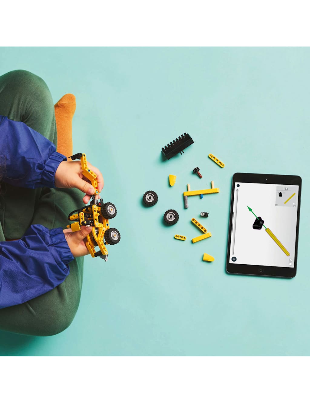 LEGO® Technic Backhoe Loader Construction Toy 42197 (7+ Yrs) | Lego | M&S