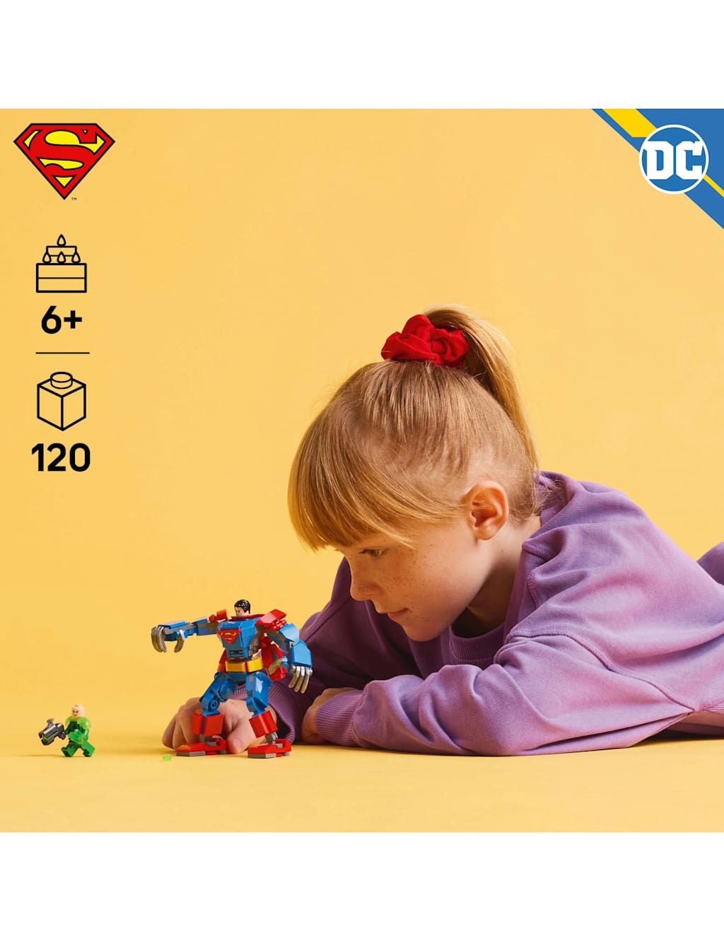 LEGO® DC Superman Mech vs. Lex Luthor Toy Set 76302 (7+ Yrs) | Lego | M&S