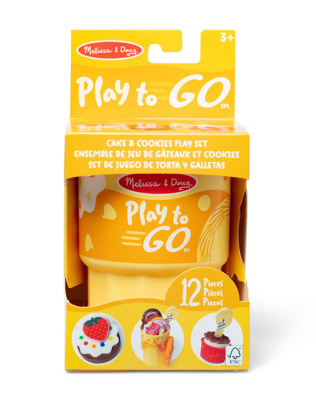 Play to Go Cake Cookies Play Set 3 6 Yrs Melissa Doug M S